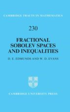 FRACTIONAL SOBOLEV SPACES AND INEQUALITIES | | Cambridge University Press | Casa del Libro