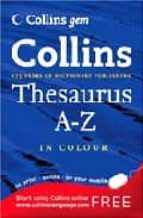 COLLINS THESAURUS A-Z con ISBN 9780007290352 | Casa del Libro