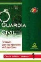 GUARDIA CIVIL. TEMARIO PARA LA PREPARACION DE OPOSICION. CIENCIAS ...