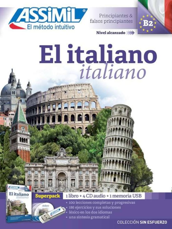 EL ITALIANO (B2) SUPERPACK: 1 LIBRO + 4 CD AUDIO + 1 MEMORIA USB | AA ...